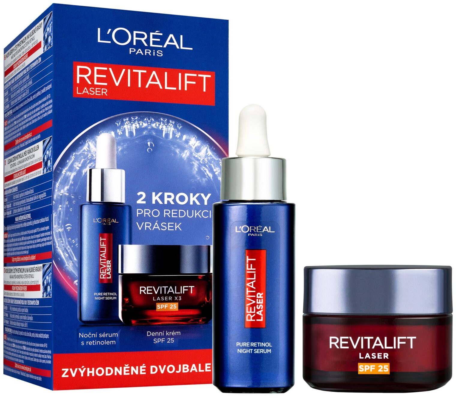 L’Oreal Revitalift Laser Pure Retinol Night Serum Set Femei 50ml ...